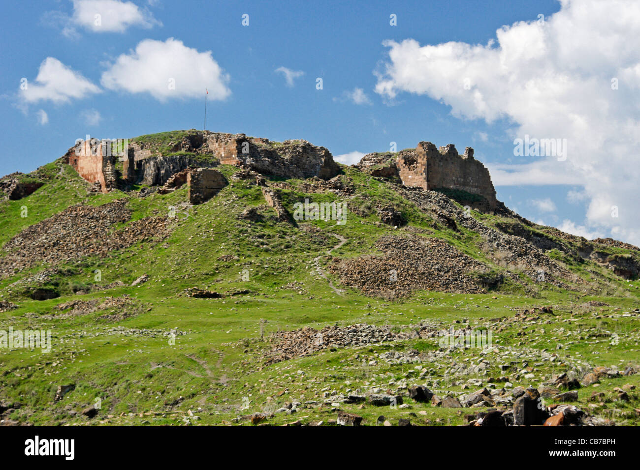 Ruins of citadel at Ani, Eastern Anatolia, Turkey Stock Photo - Alamy