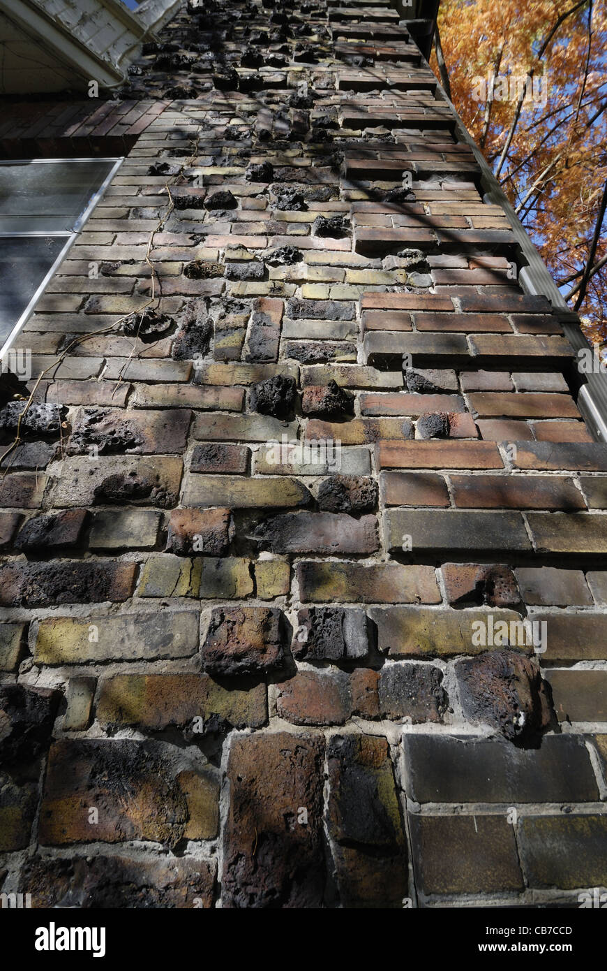 A rare and unusual method of architectural brickwork detailing using ...