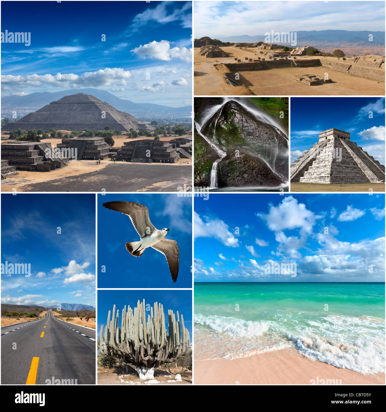 Mexico photos collage Stock Photo - Alamy