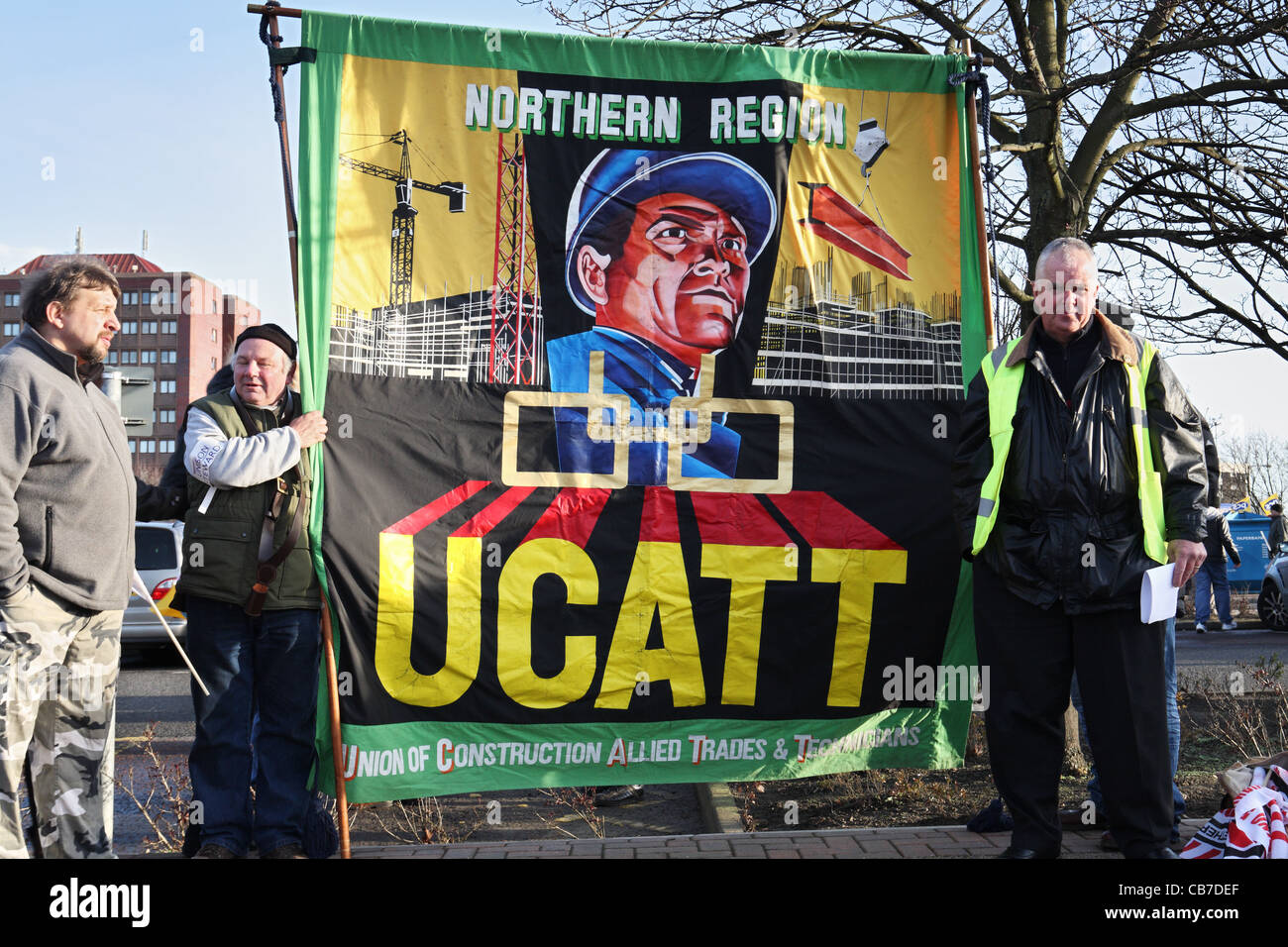 Trade union banner england hi-res stock photography and images - Alamy