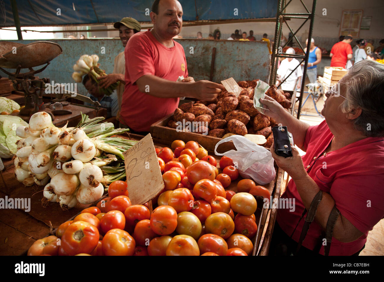 An "Agricola" grocery market in Havana (La Habana), Cuba Stock Photo ...