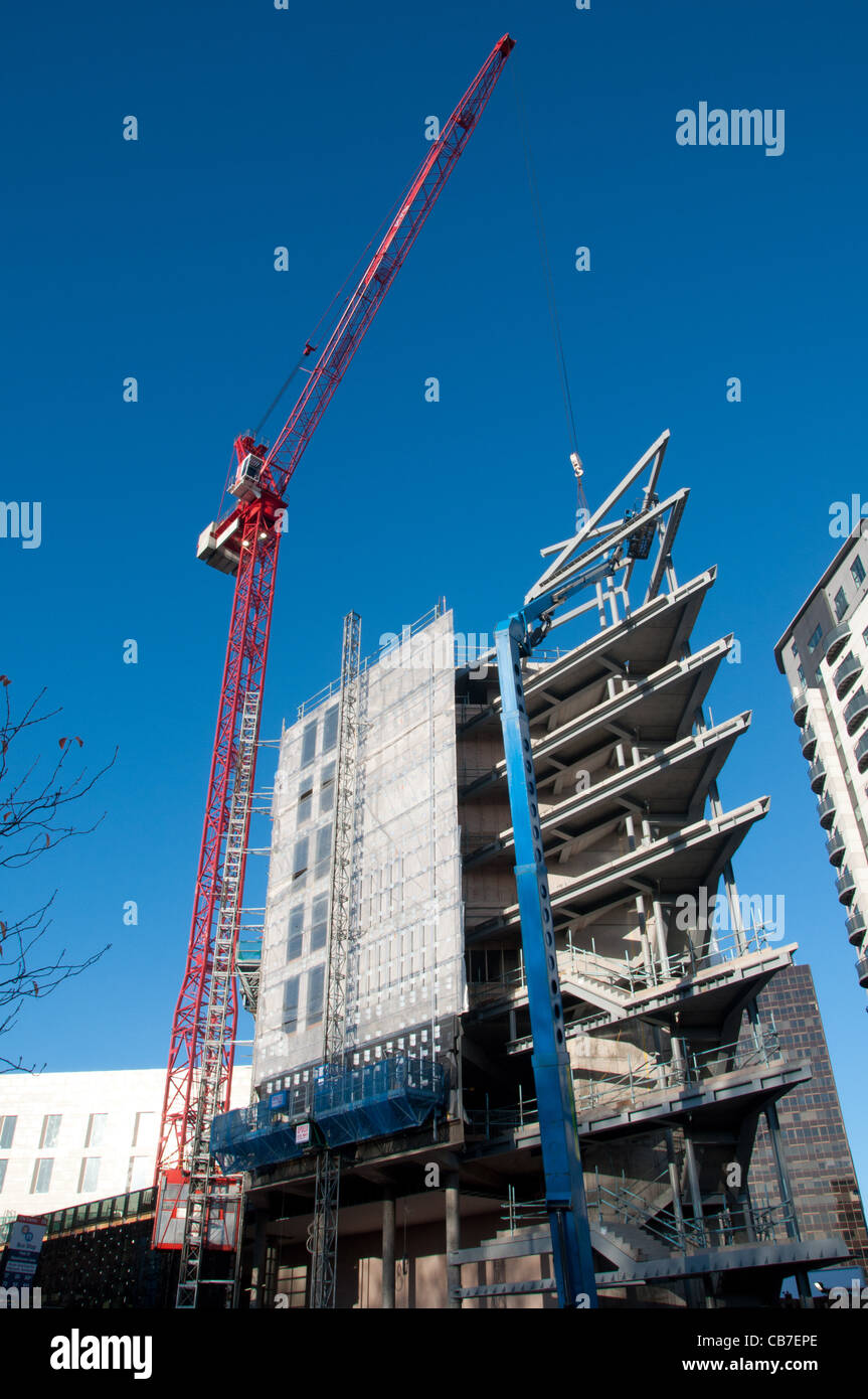 Construction site on new hotel hi-res stock photography and images - Alamy