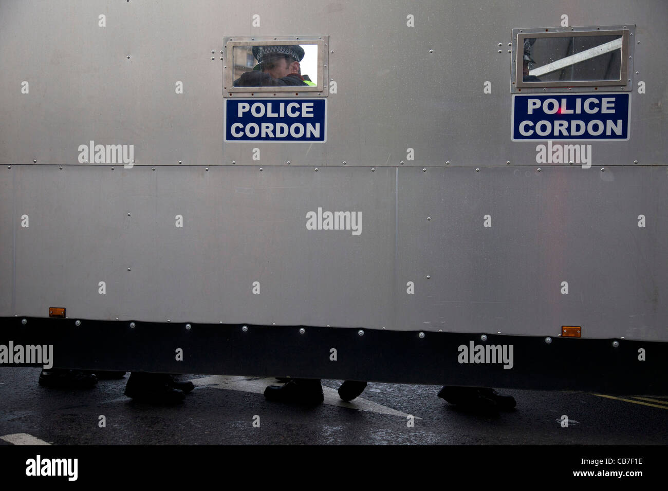 Police cordon blocks off Whitehall, London Stock Photo - Alamy