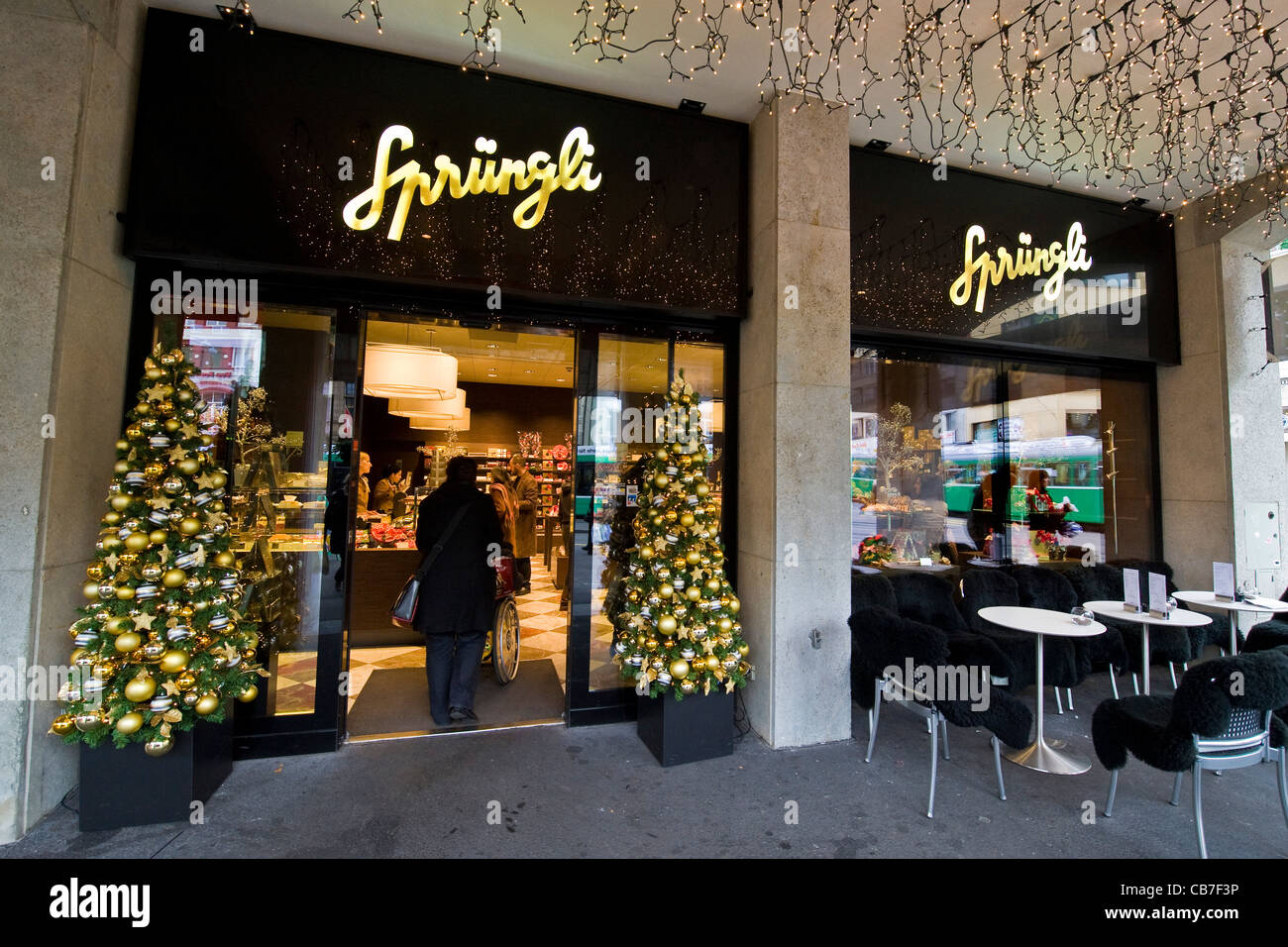 Sprungli confectionery, Basel, Switzerland Stock Photo - Alamy