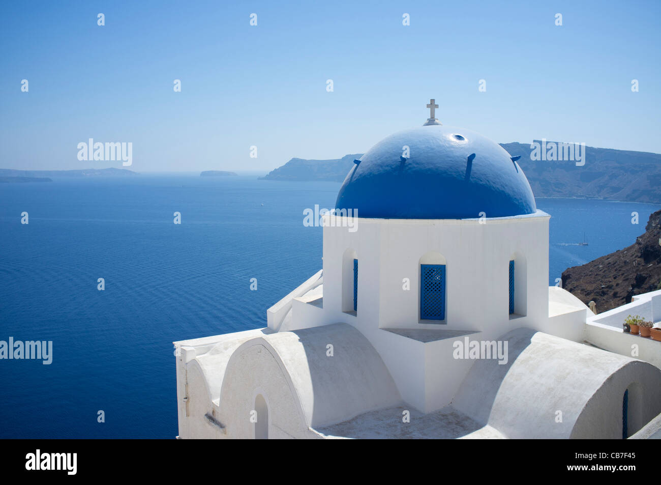 Santorini, Greece - Tradional Santorini Buildings Stock Photo - Alamy