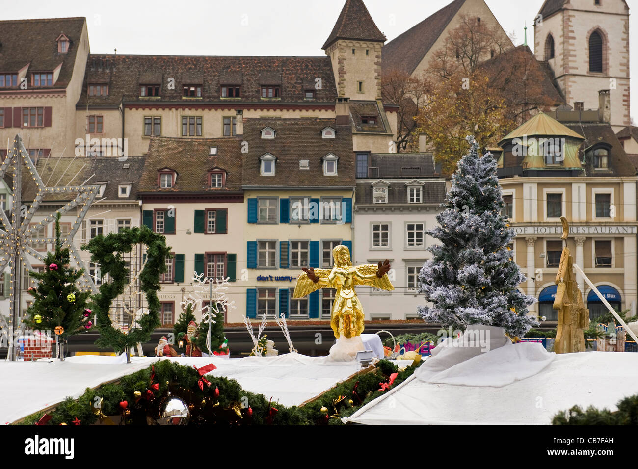 Christmas markets, Basel, Switzerland Stock Photo - Alamy