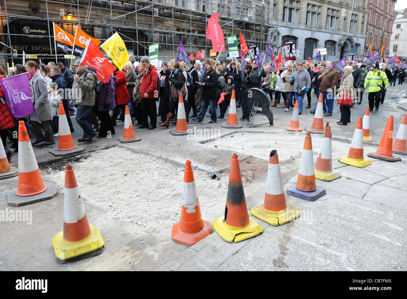 Protest at liver building hi-res stock photography and images - Alamy