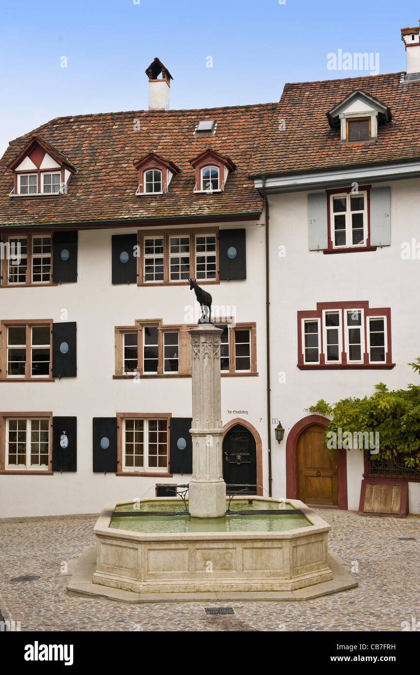 Traditional house, Basel, Switzerland Stock Photo - Alamy