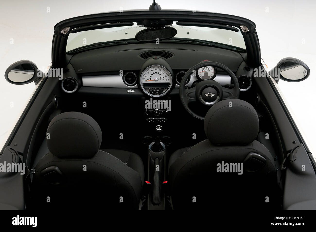 2011 Mini One Convertible interior Stock Photo - Alamy
