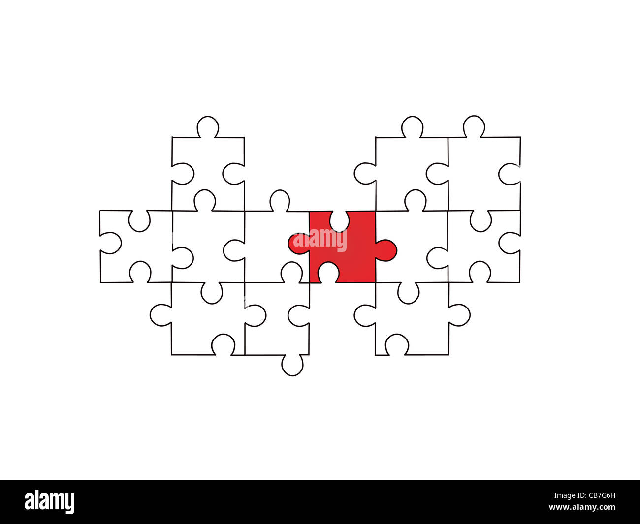 Part of puzzle hi-res stock photography and images - Alamy