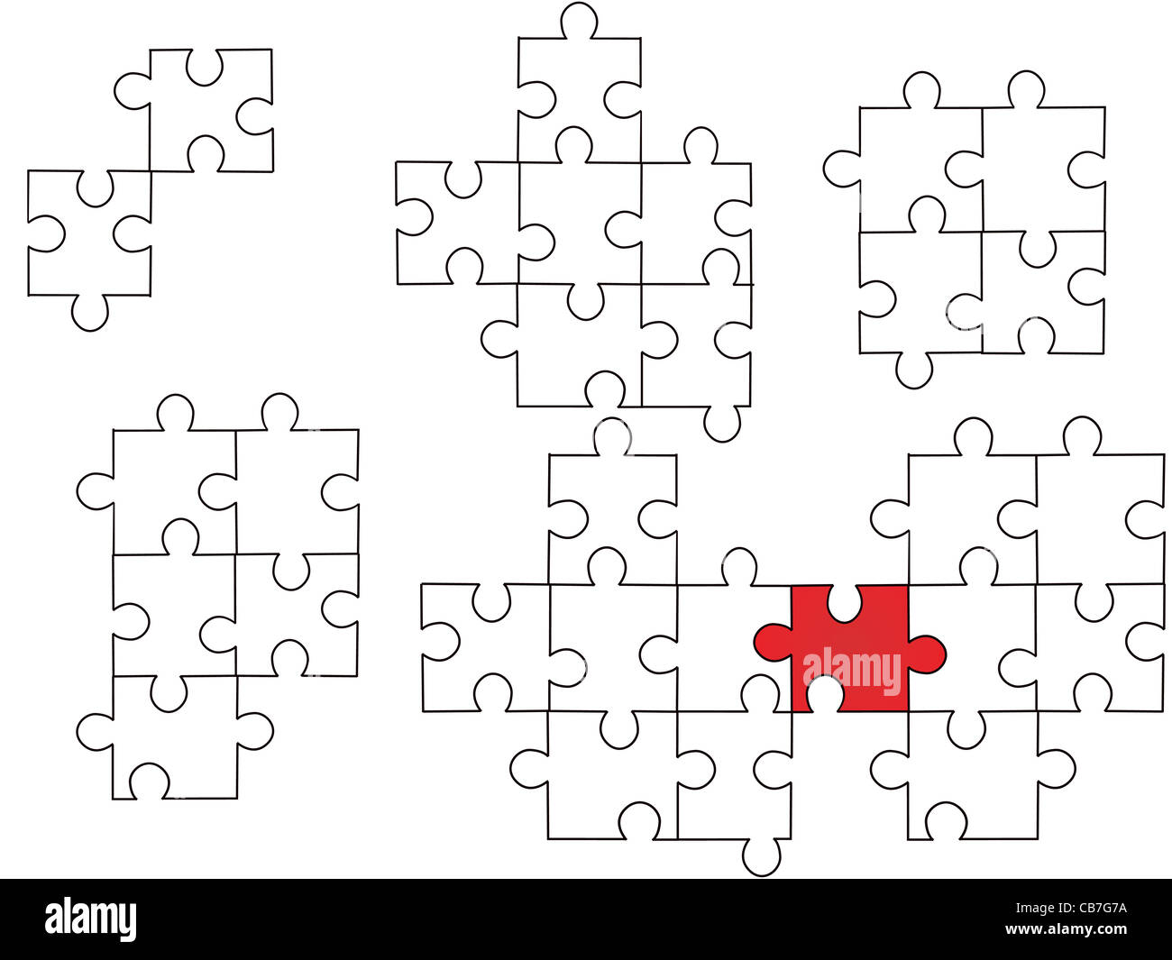 Part of puzzle hi-res stock photography and images - Alamy