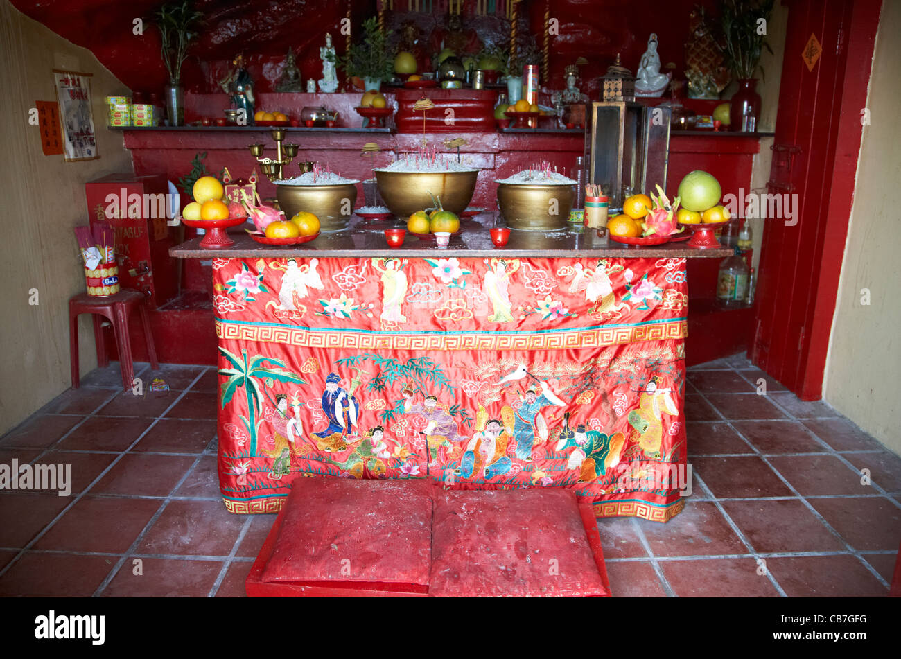 interior of small pak tai temple stanley, hong kong, hksar, china Stock ...
