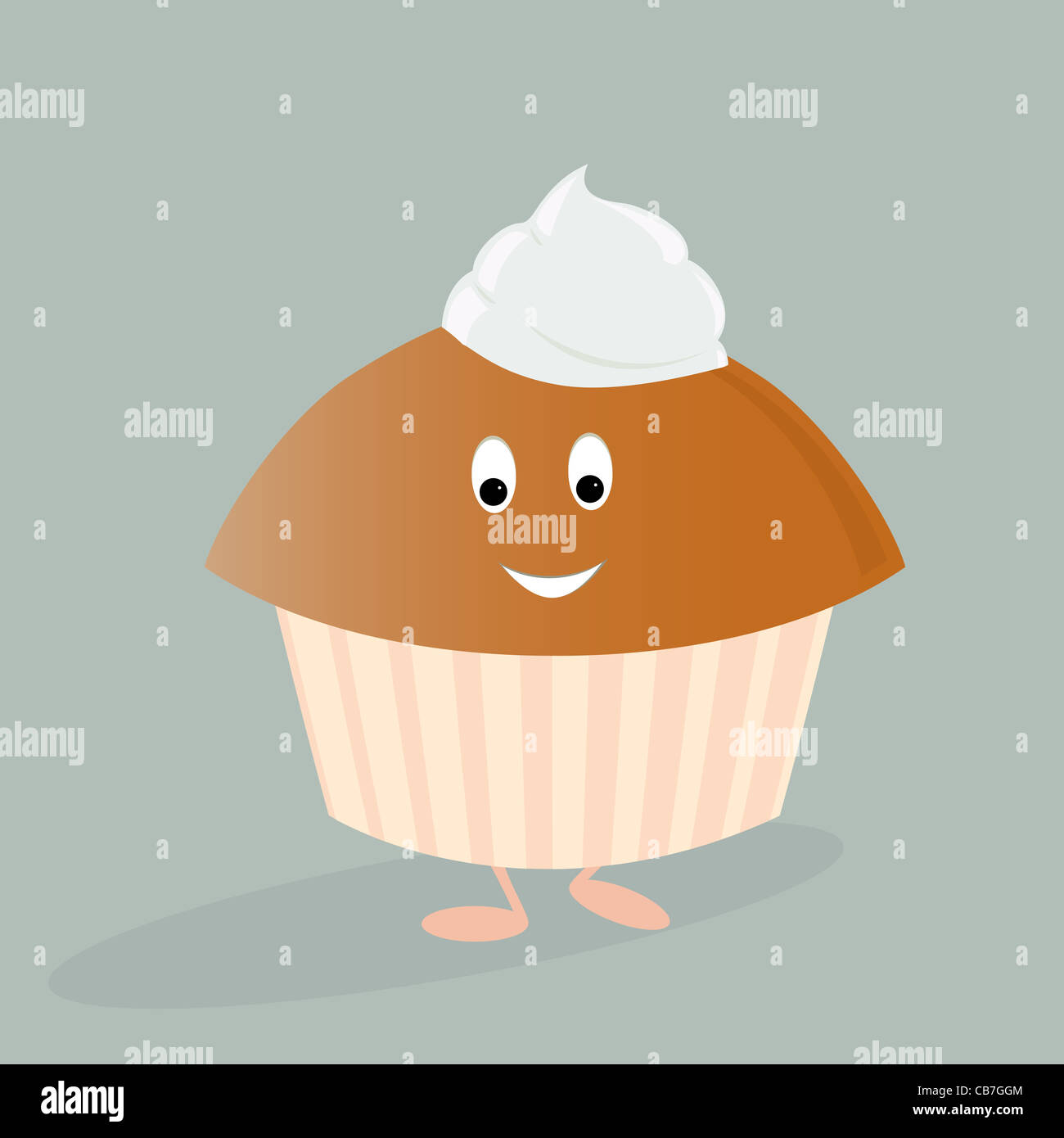 Cartoon muffin character in hi-res stock photography and images - Alamy