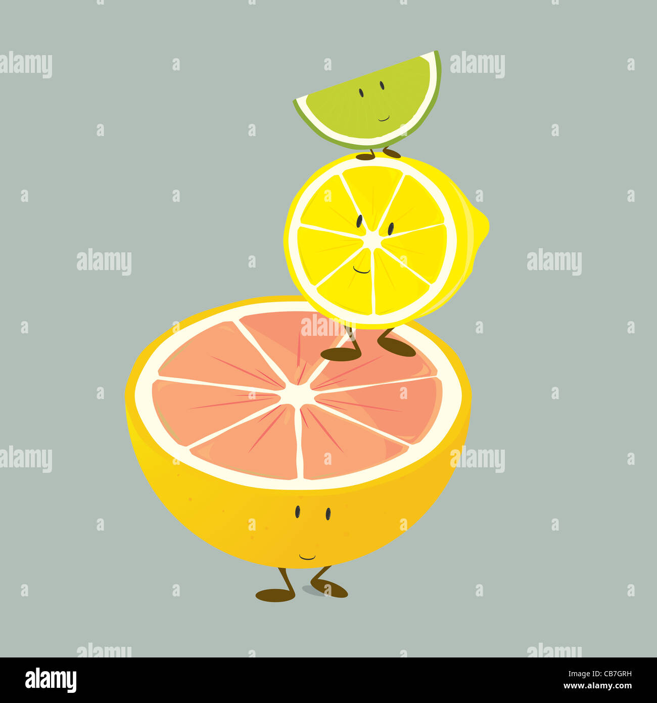 Cartoon lime hi-res stock photography and images - Alamy