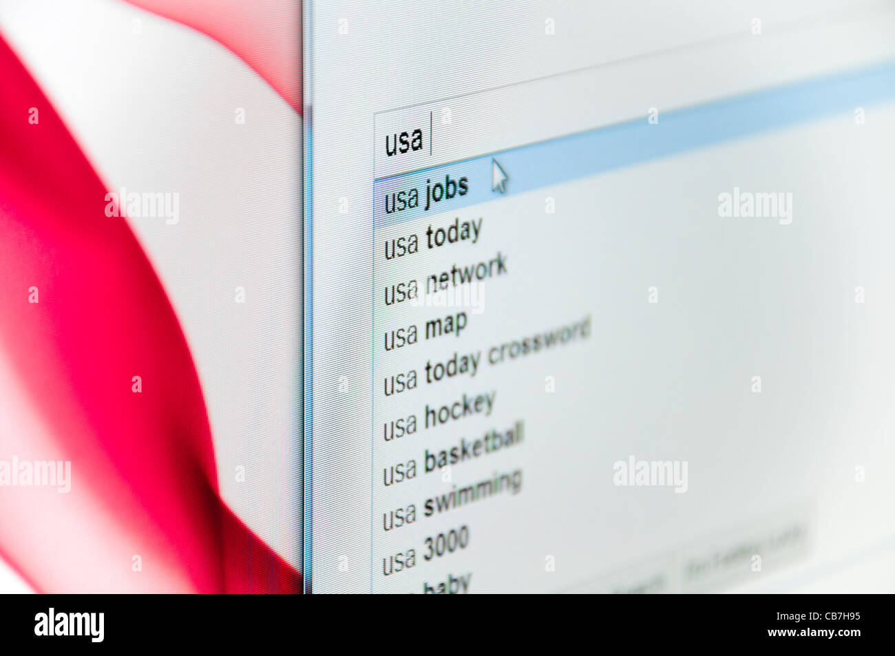 United states search bar hi-res stock photography and images - Alamy