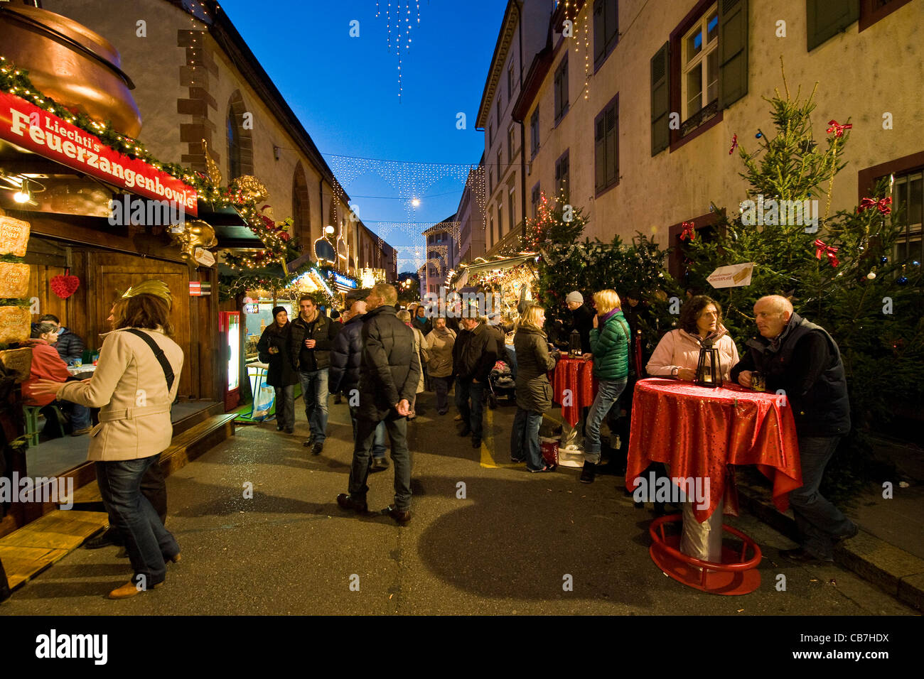 Christmas markets, Basel, Switzerland Stock Photo - Alamy