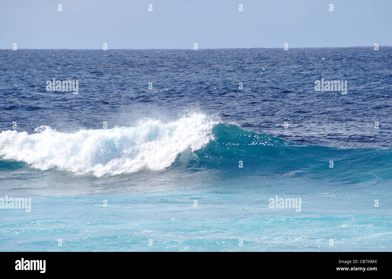 Atlantic ocean beautiful wave Stock Photo - Alamy