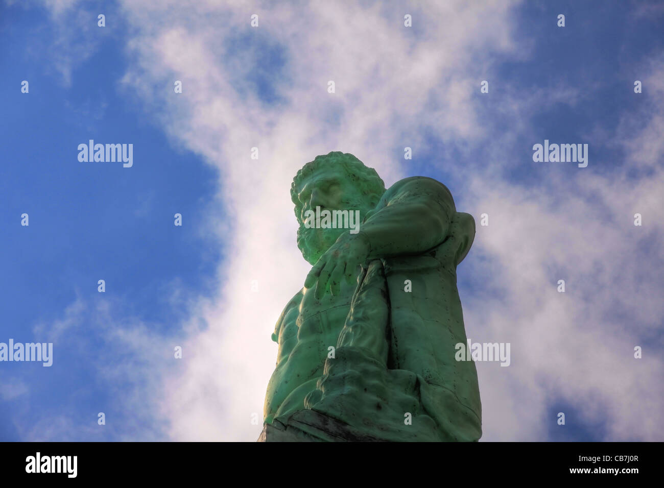 Hercules monument in Wilhelmshöhe Mountain Park in Kassel, Germany ...