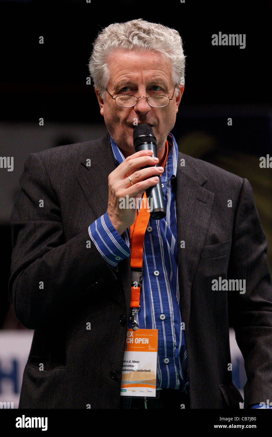 Ted van der Meer, President of the Dutch badminton federation Stock ...