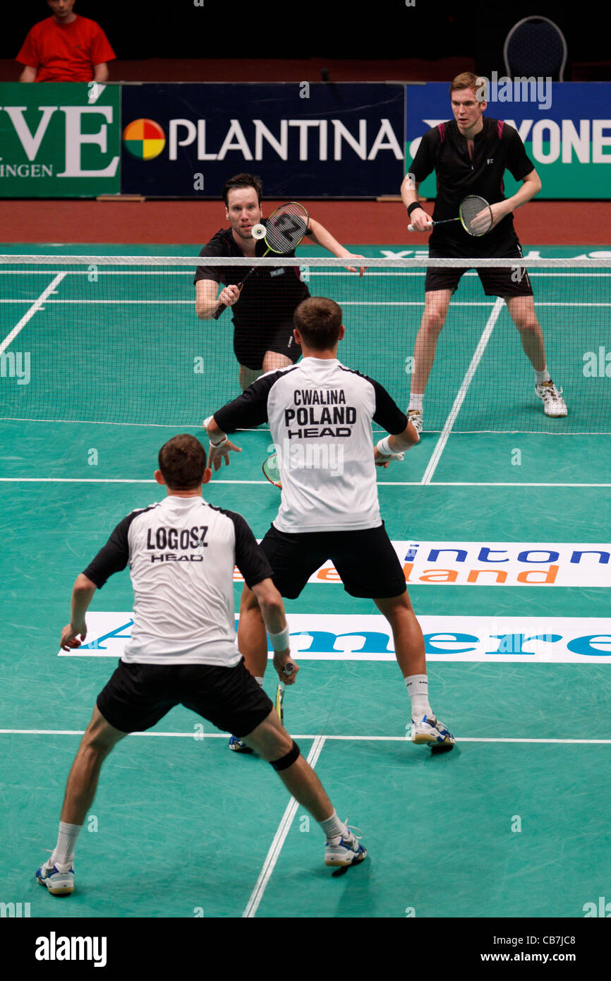 Mens badminton match hi-res stock photography and images - Alamy