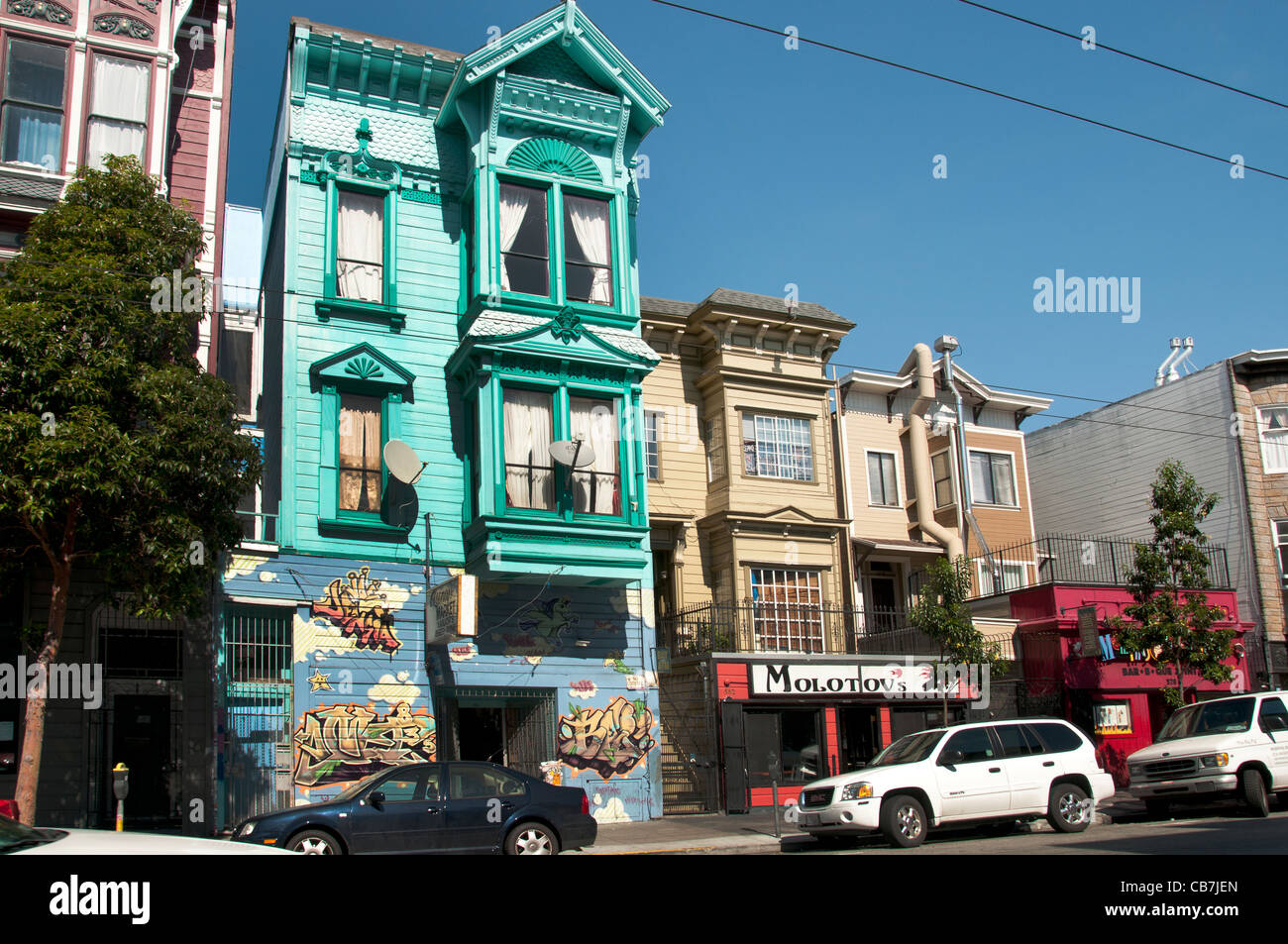 San Francisco Haight Street Ashbury California USA United States Stock ...