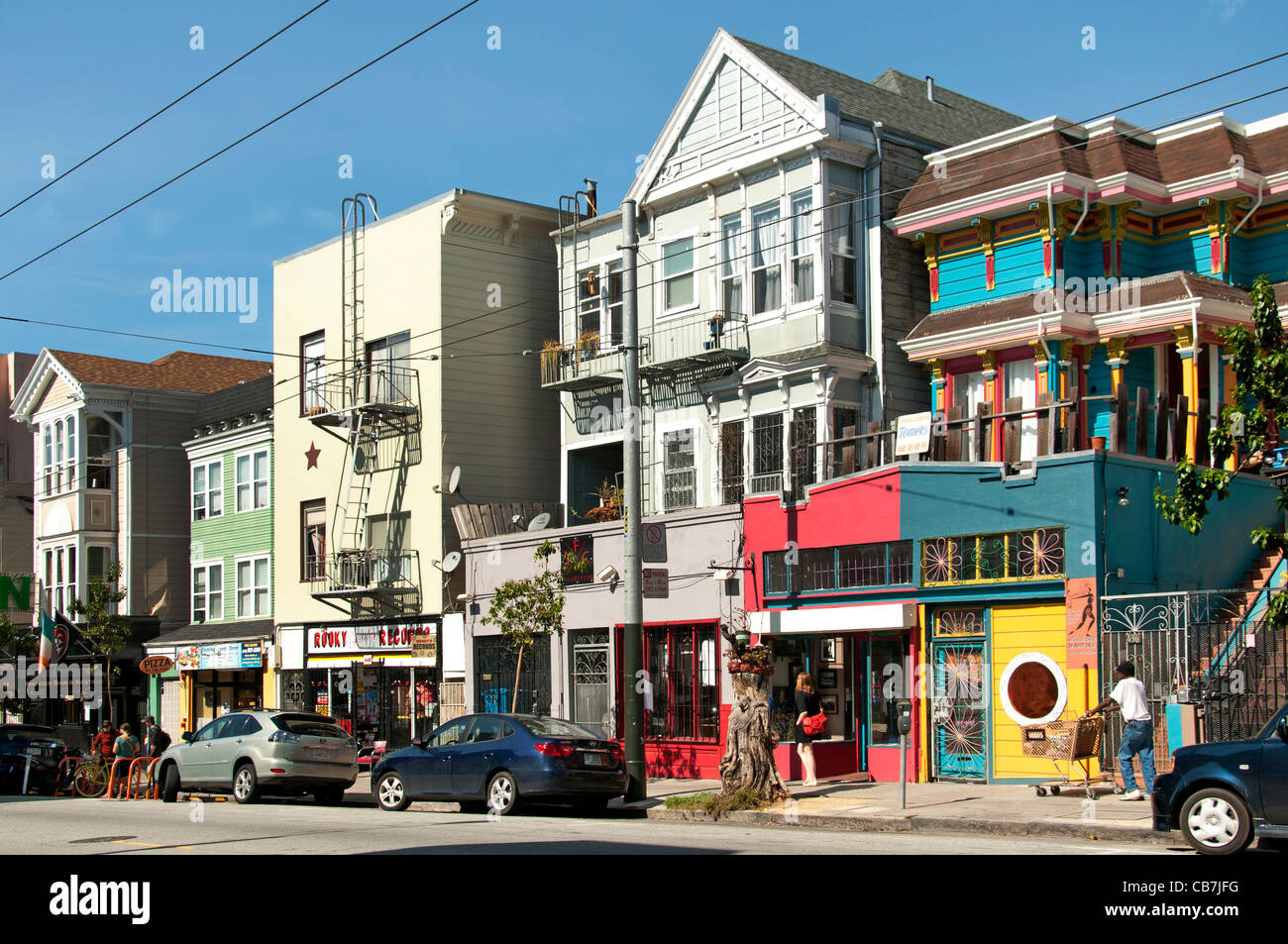 San Francisco Haight Street Ashbury California USA United States Stock ...