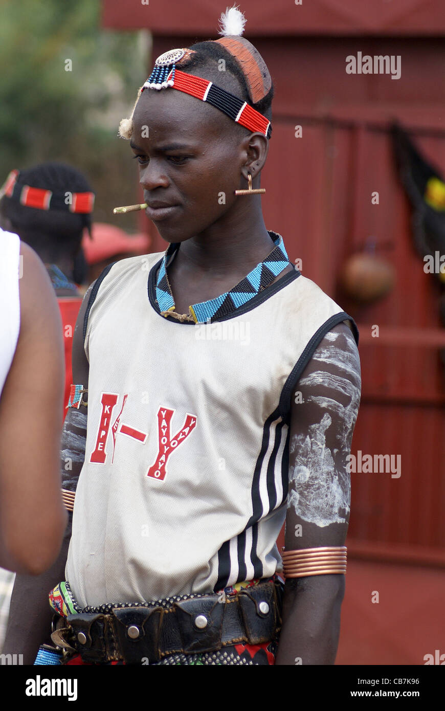 Africa, Ethiopia, Omo Valley, Banna tribe man Stock Photo - Alamy