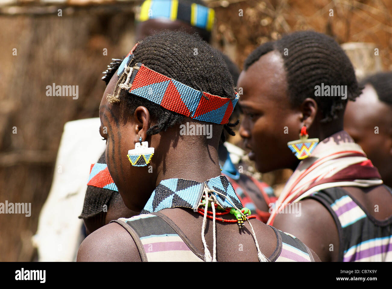 Africa, Ethiopia, Omo Valley, Banna tribe men Stock Photo - Alamy