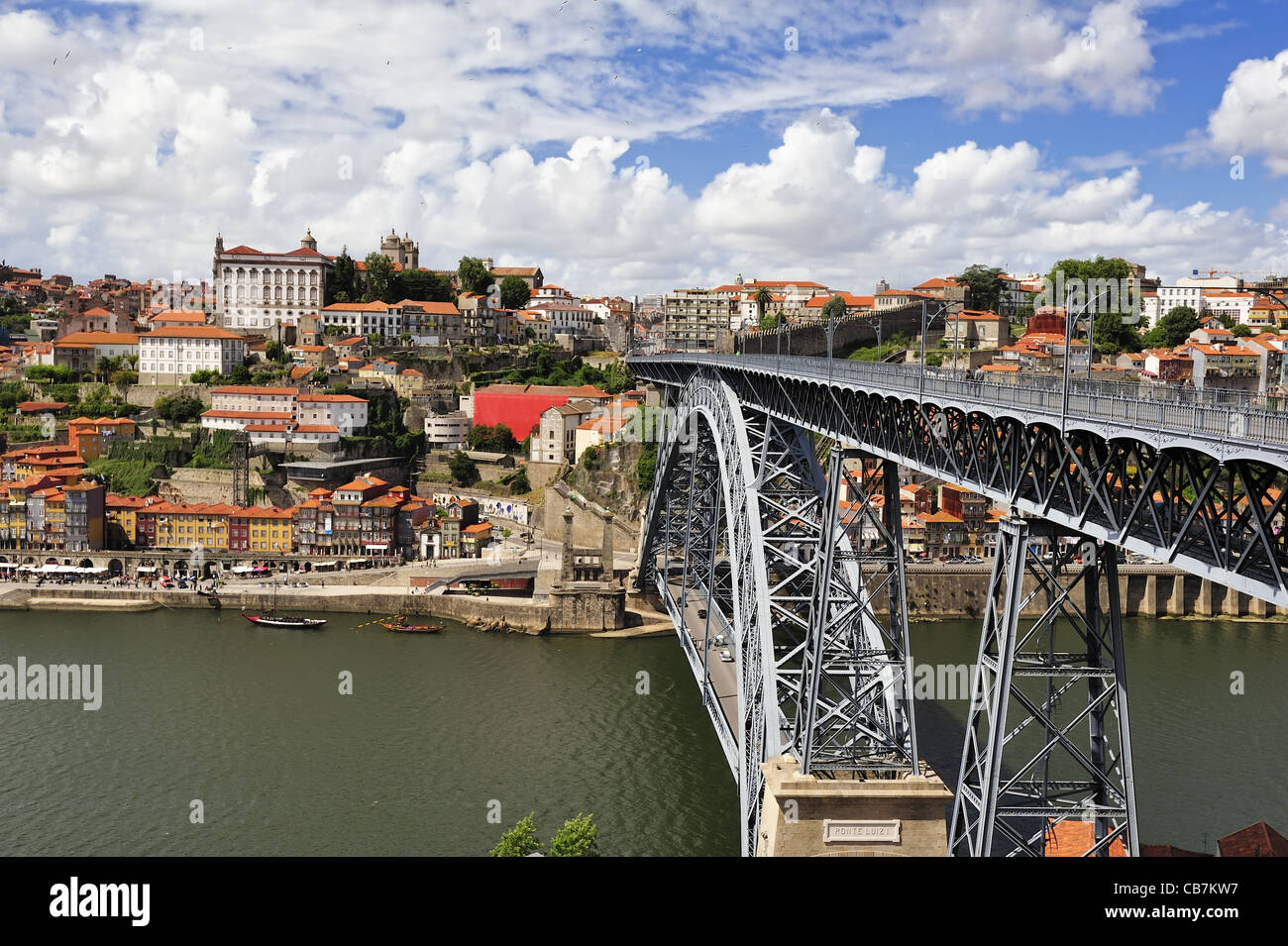 Luis I iron bridge (Porto, Portugal Stock Photo - Alamy