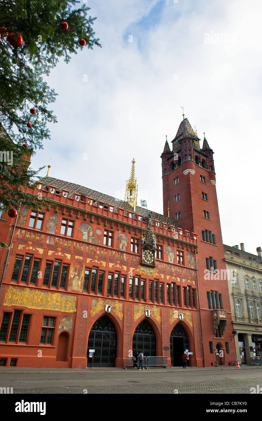 Rathaus, town hall, marketplatz, Basel, Switzerland Stock Photo - Alamy