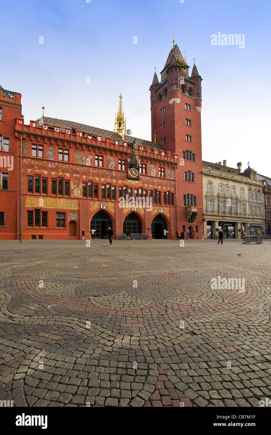 Rathaus, town hall, marketplatz, Basel, Switzerland Stock Photo - Alamy