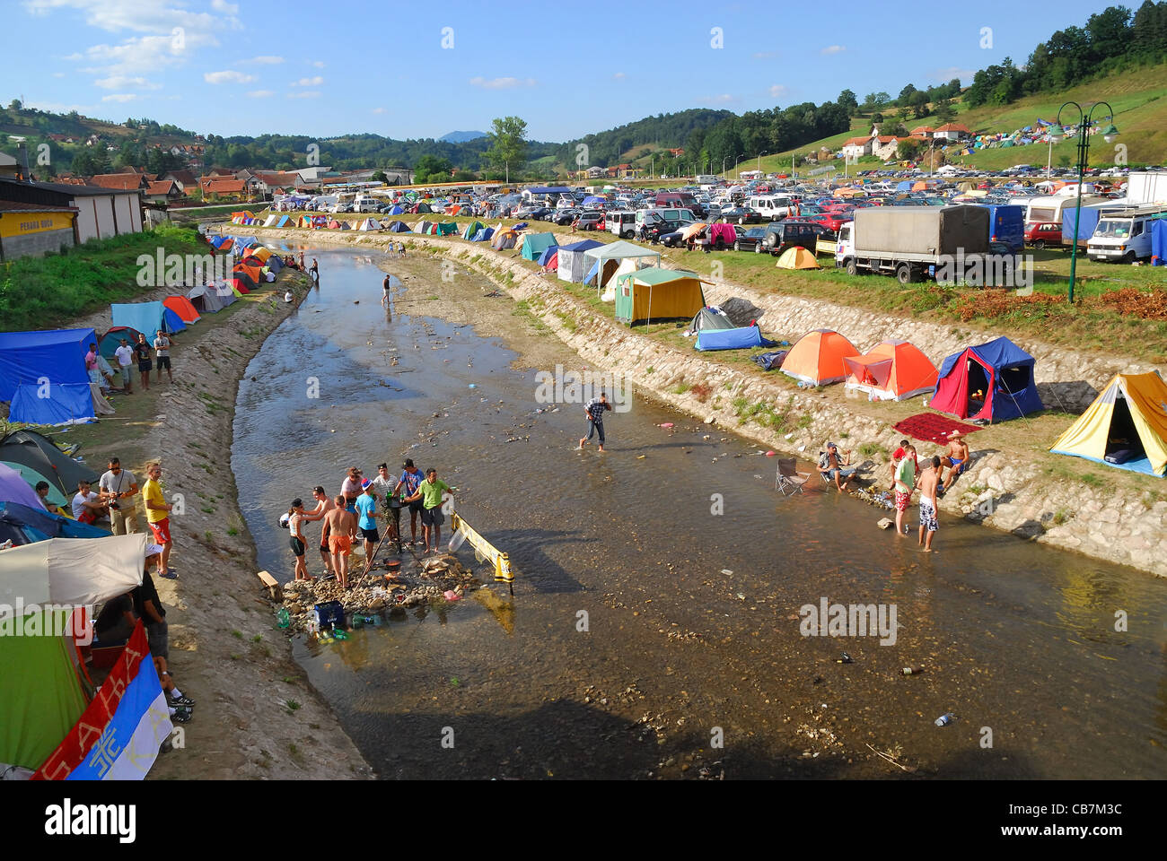 Guca trumpet festival, serbia hi-res stock photography and images - Alamy