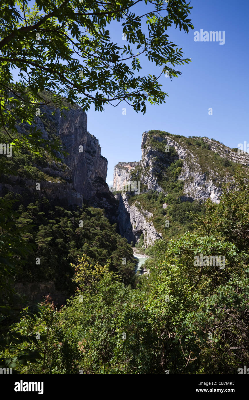Verdon france canyon view hi-res stock photography and images - Alamy