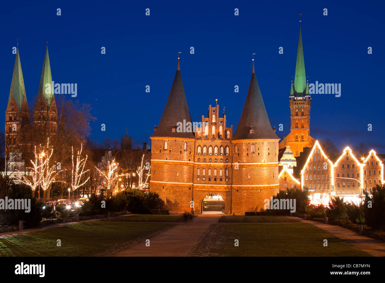 Holstentor winter hi-res stock photography and images - Alamy