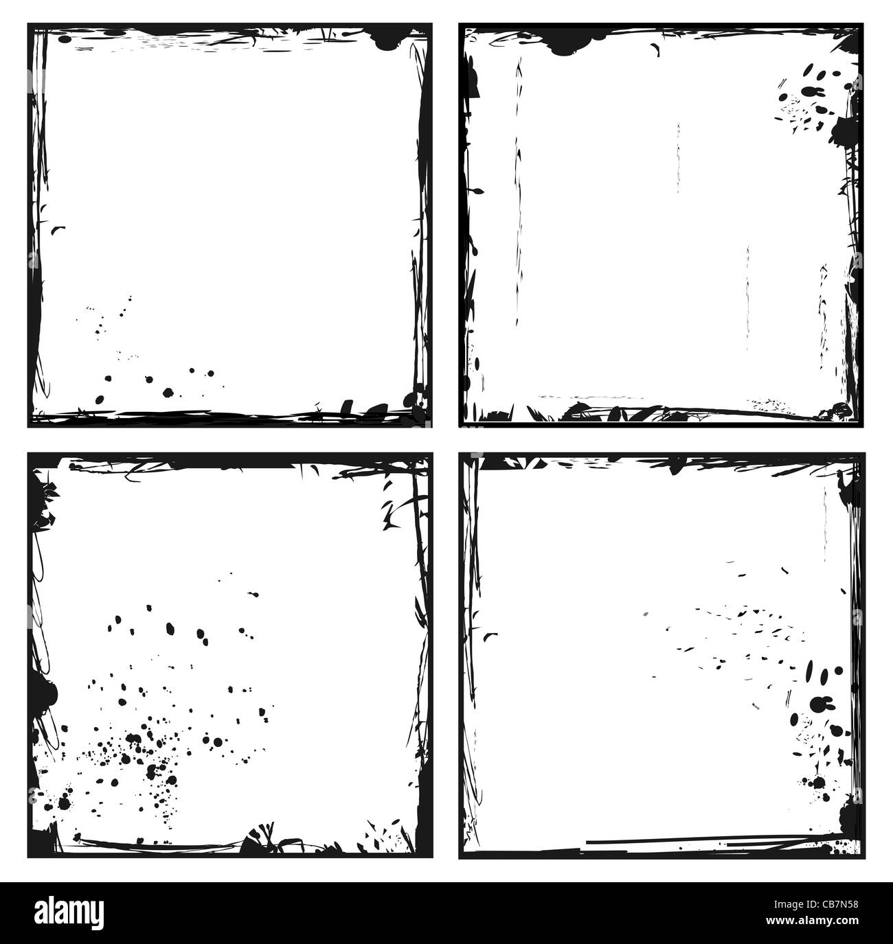 Grunge frames hi-res stock photography and images - Alamy