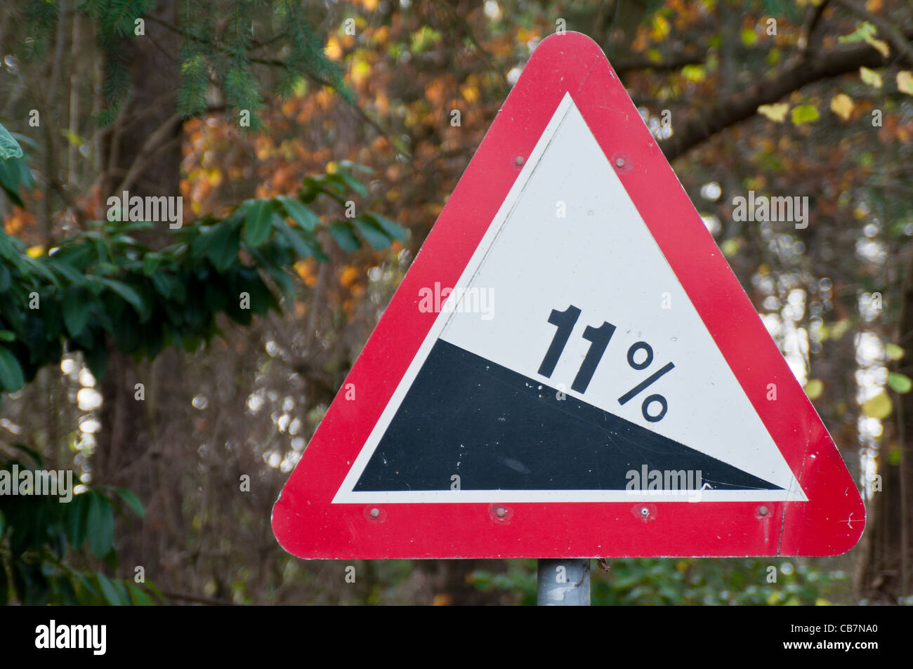 Steep sign symbol warning dangerous hi-res stock photography and images ...