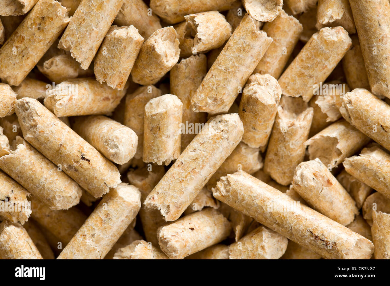 the wooden pellet .ecological heating Stock Photo - Alamy