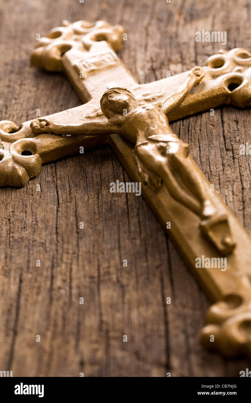 Crucifix with jesus god hi-res stock photography and images - Alamy