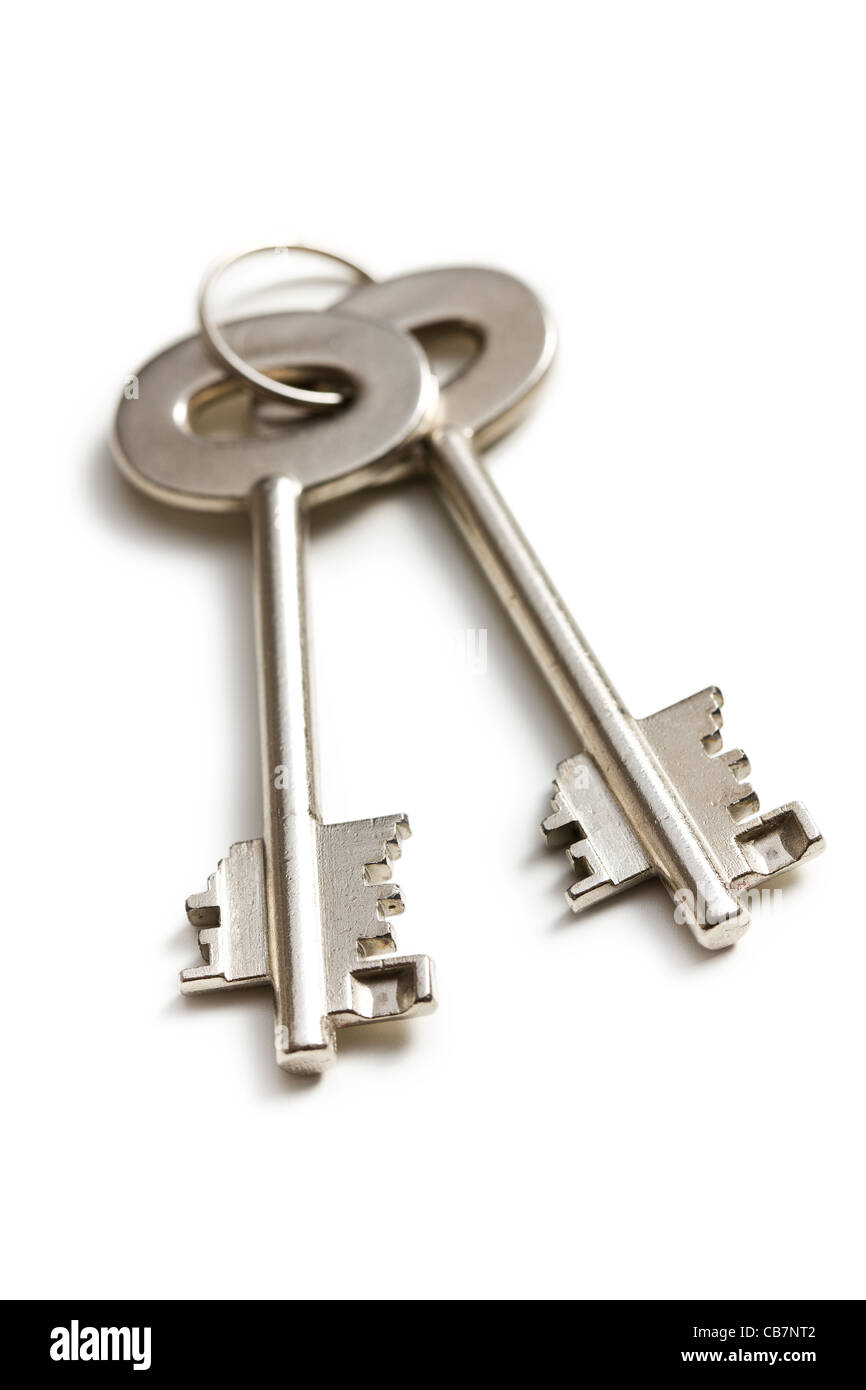 key safes on white background Stock Photo - Alamy