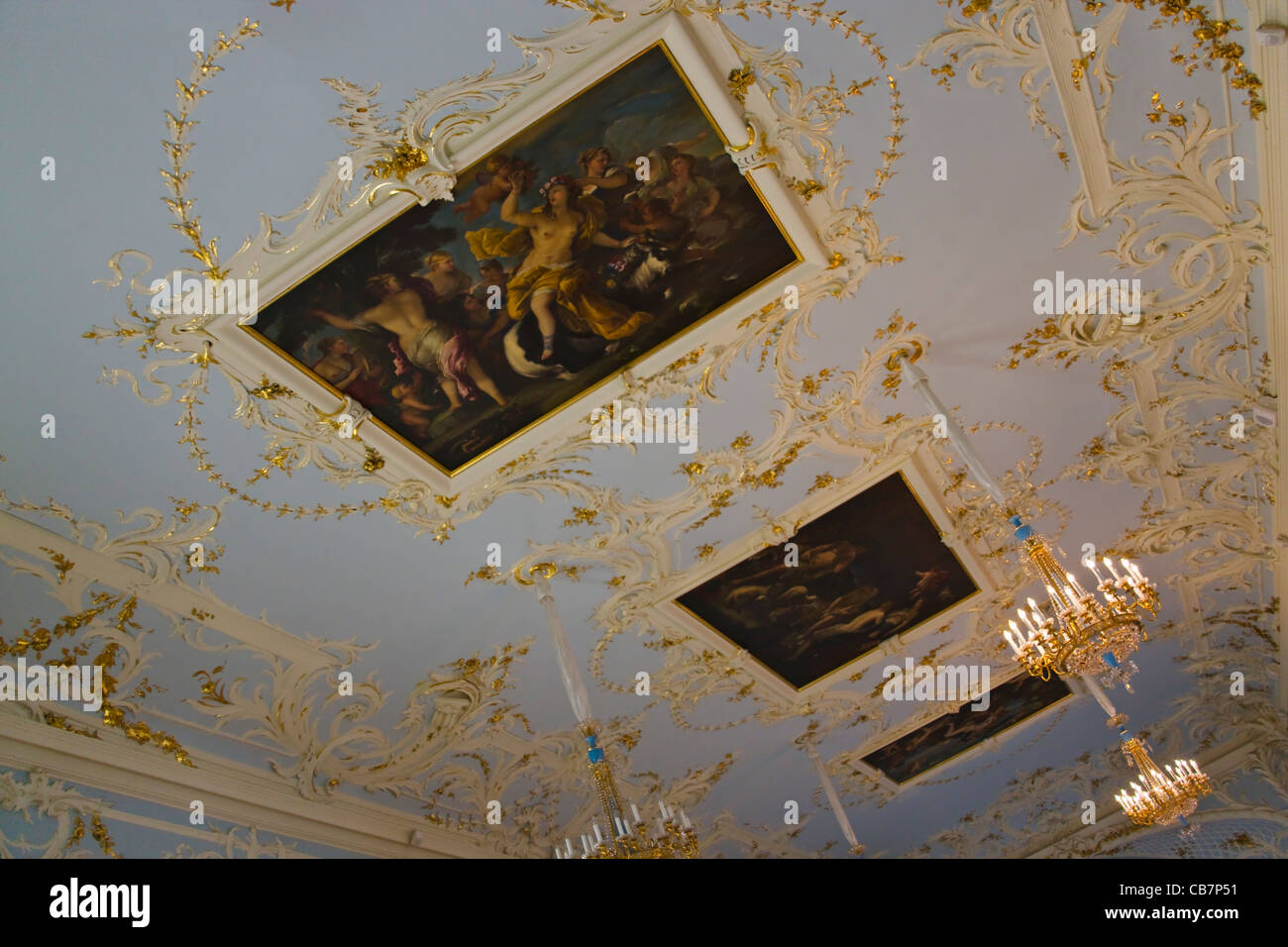 Ceiling painting winter palace hi-res stock photography and images - Alamy