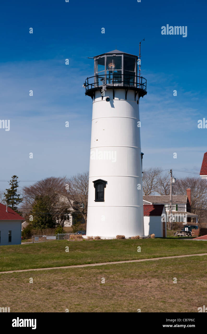 Chatham lighthouse on the beach, Cape Cod Stock Photo - Alamy