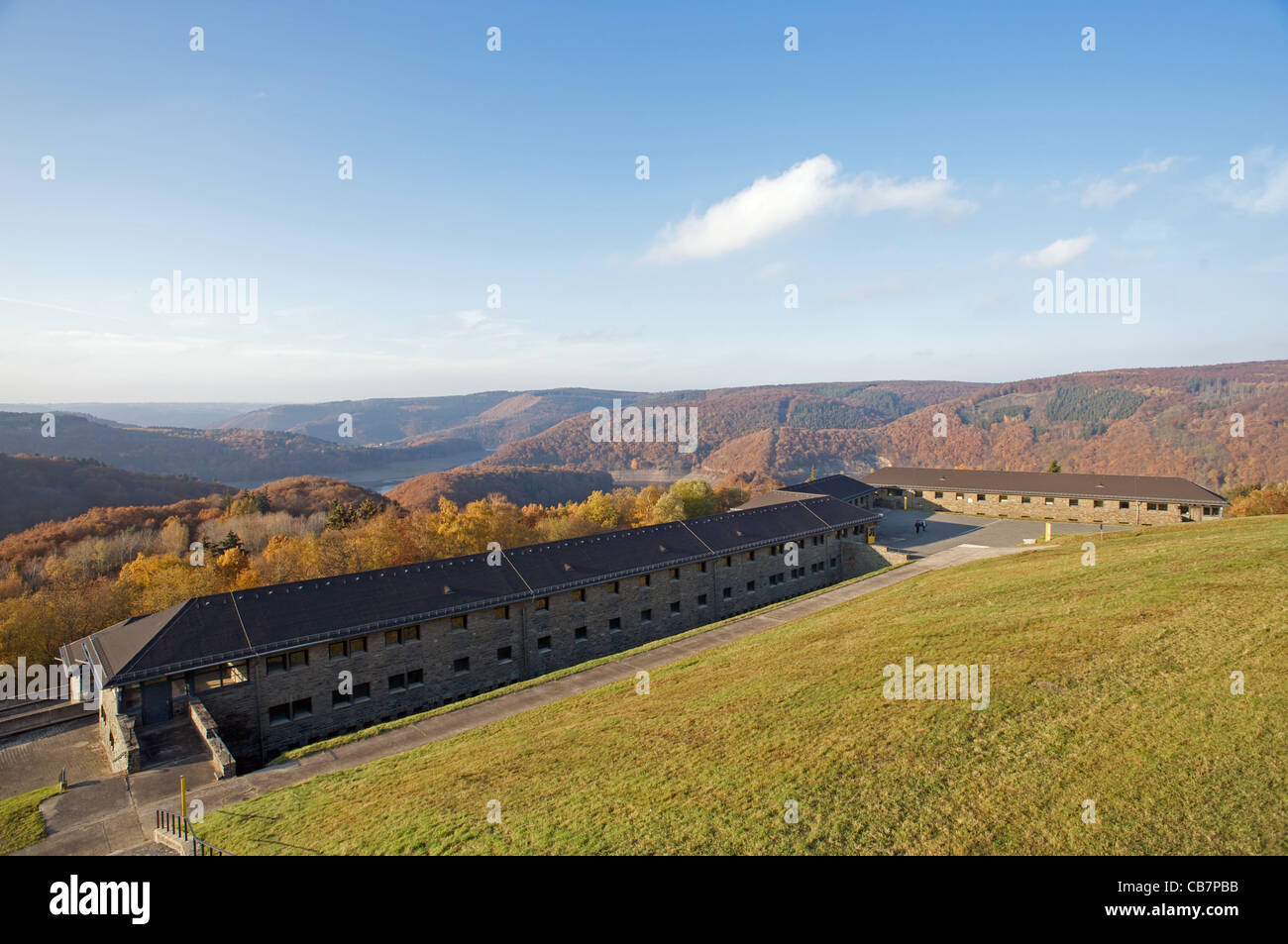 Comradeship-houses at Ordensburg Vogelsang, a former Nazi training camp ...