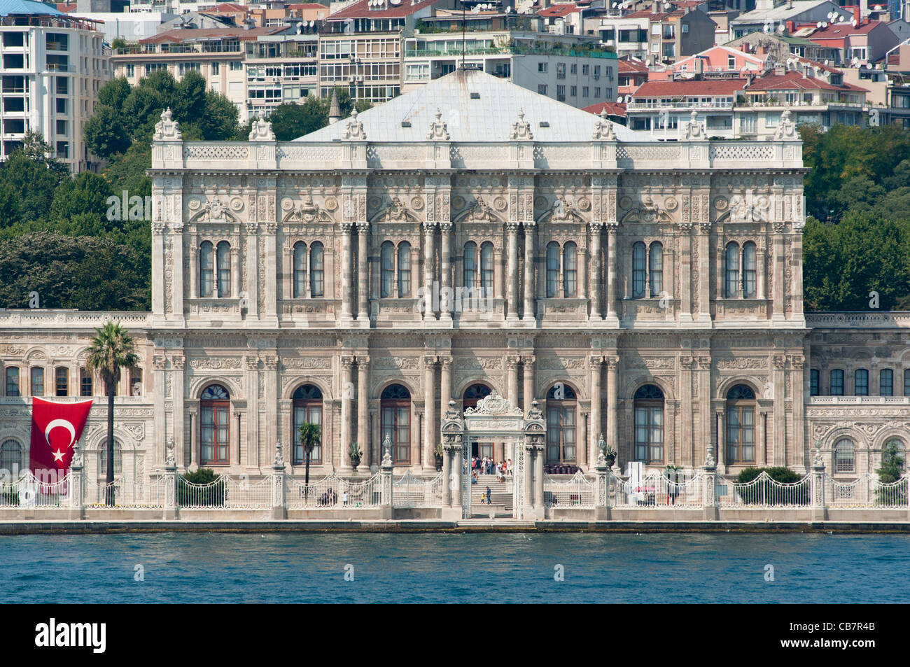 Dolmabahce palace on bosporus hi-res stock photography and images - Alamy