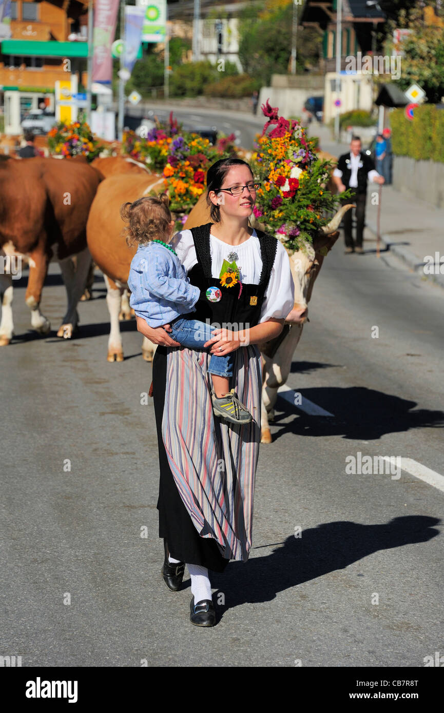 Swiss girl traditional dress hi-res stock photography and images - Alamy