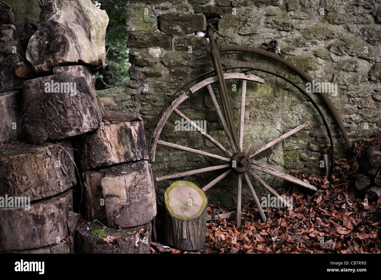 Wooden penny farthing hi-res stock photography and images - Alamy