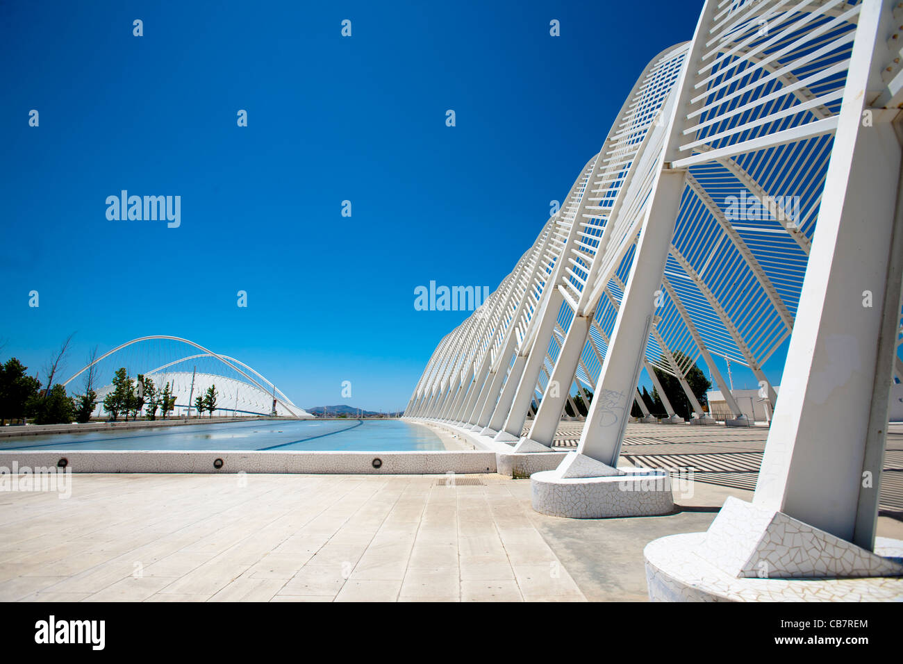 Santiago Calatrava architecture masterpieces by OAKA Sports Center in ...