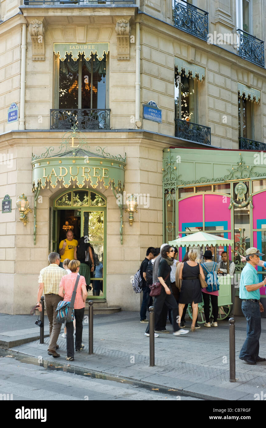 Paris, France - Laduree shop Stock Photo - Alamy