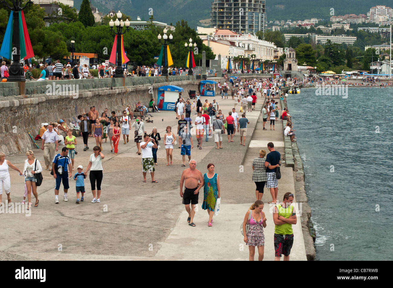 Ukrainian seaside town yalta ukraine hi-res stock photography and ...