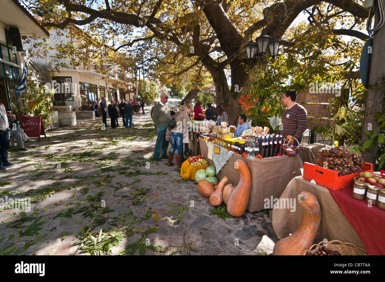 Chestnuts and plane trees hi-res stock photography and images - Alamy