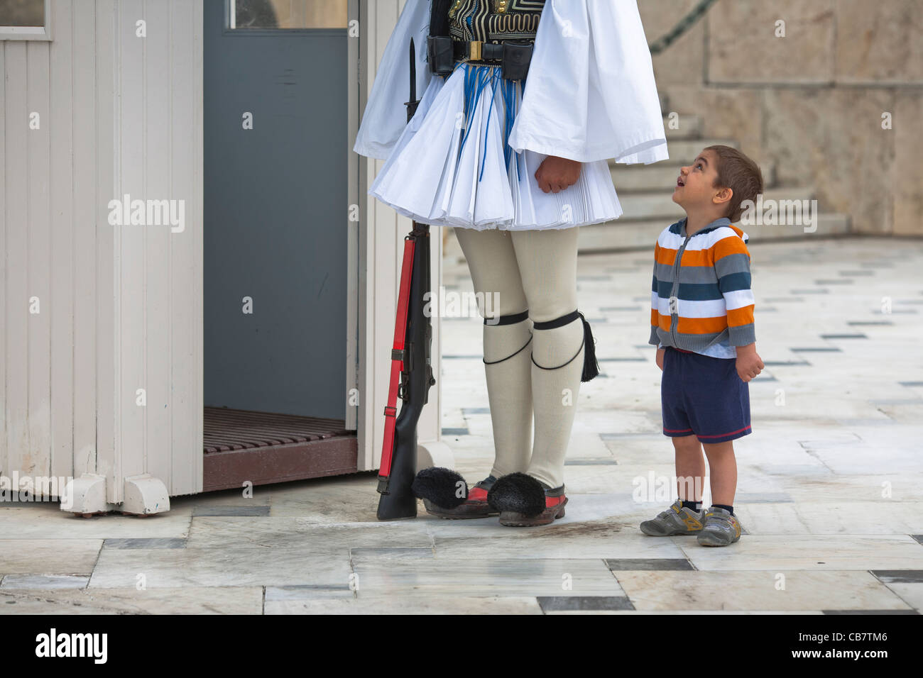 Greek kid with traditional uniform hi-res stock photography and images ...